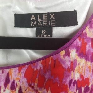 Alex Marie | Dresses | Alex Marie Multicolor Career Sheath Dress Sz 2 ...
